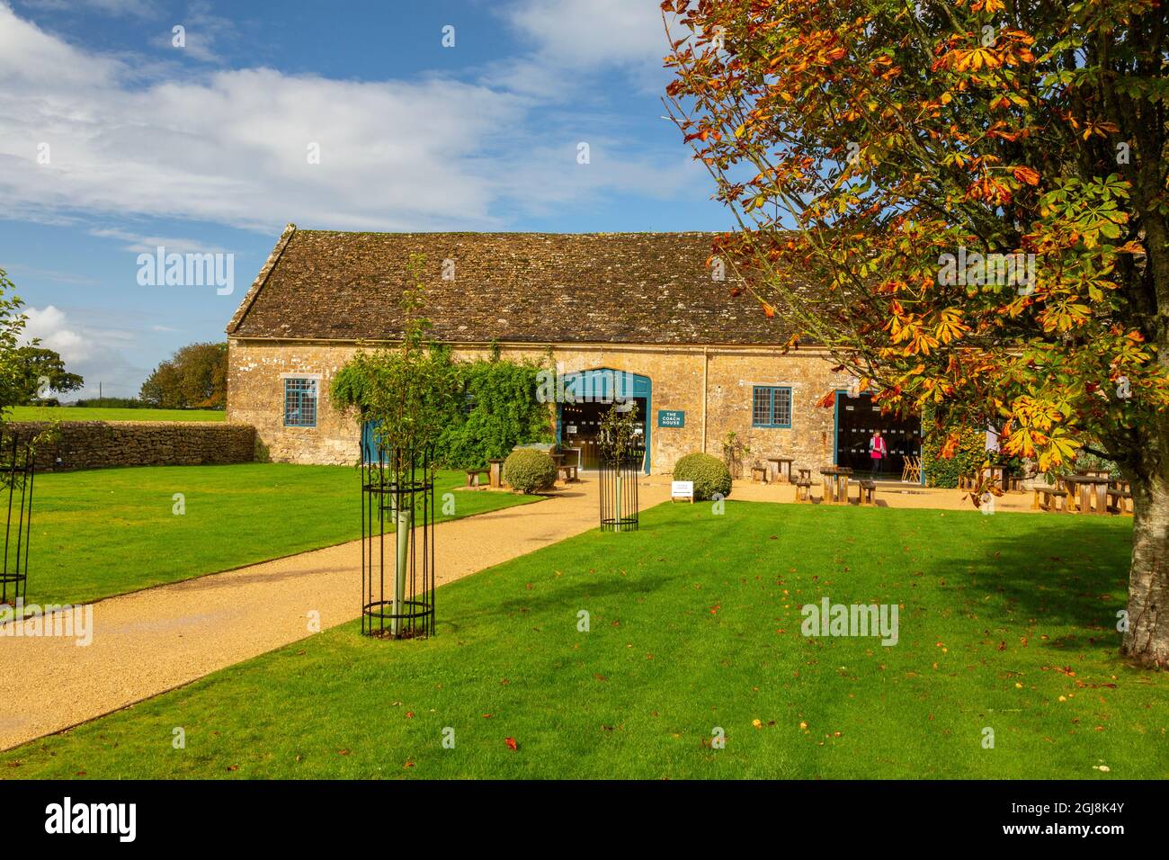 The Coach House cafe occupies an historic restored out-building at ...