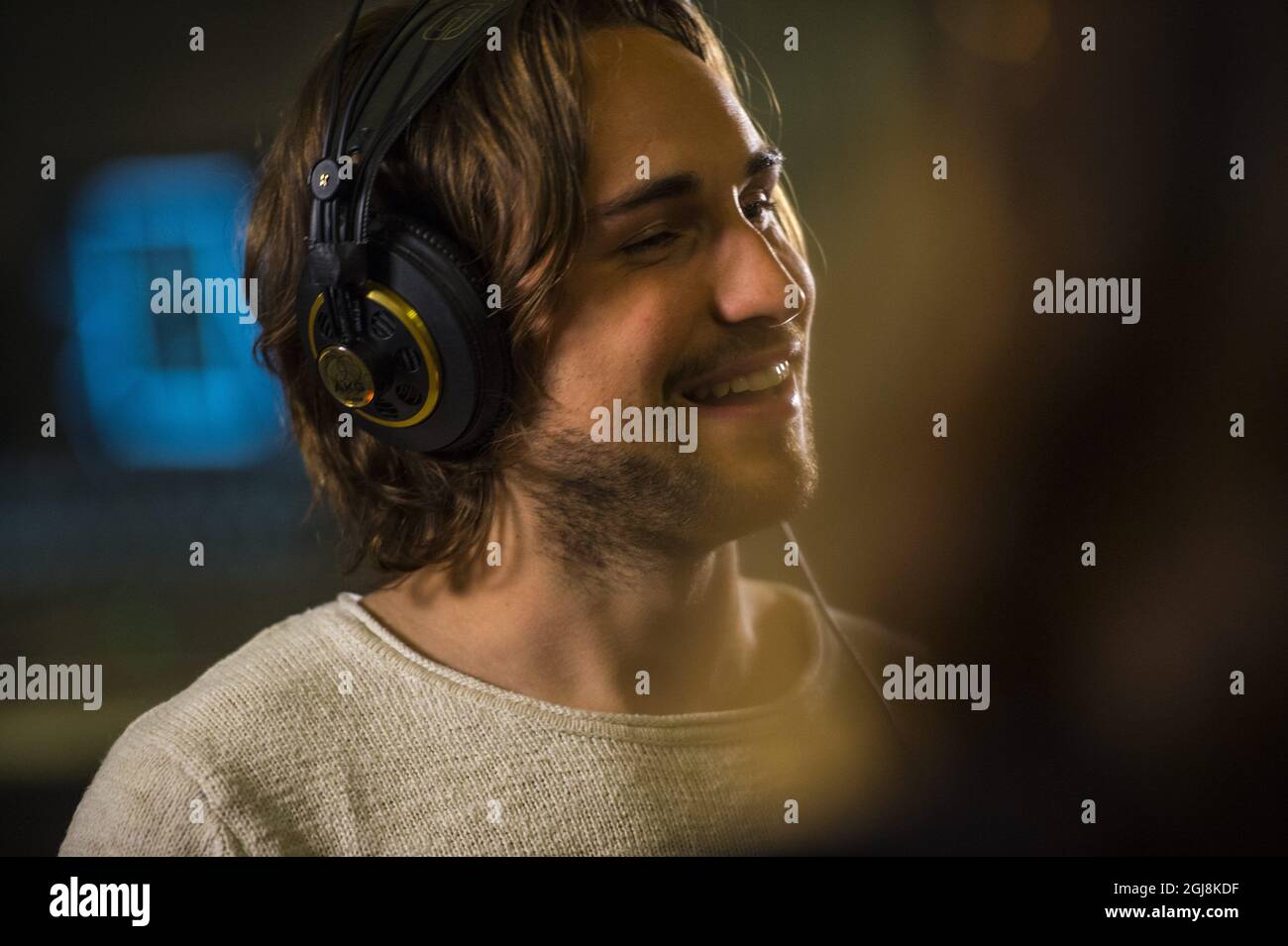 STOCKHOLM 2014-05-13 Swedish "Idol" winner and football player Kevin ...