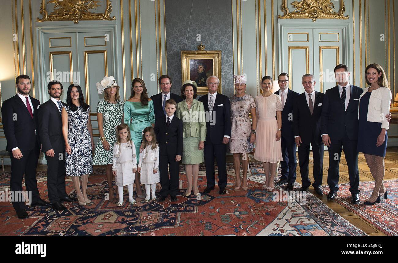 STOCKHOLM 2013-05-19 Victor Magnusson, Prince Carl Philip, Sofia ...