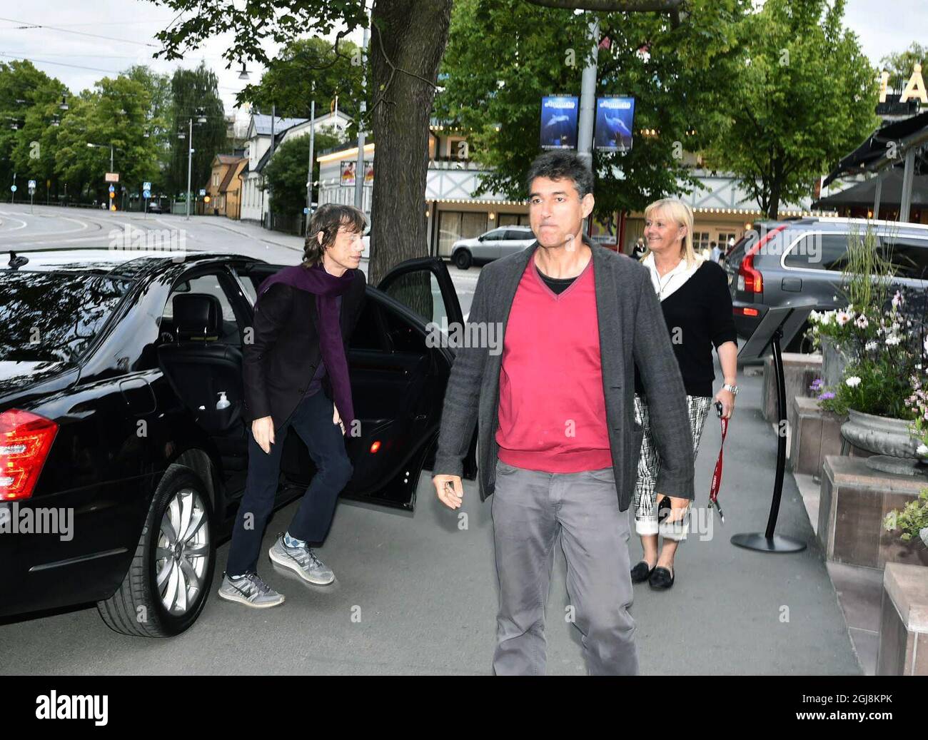 STOCKHOLM 20140630 Mick Jagger of the Rolling Stones arrives at the ...