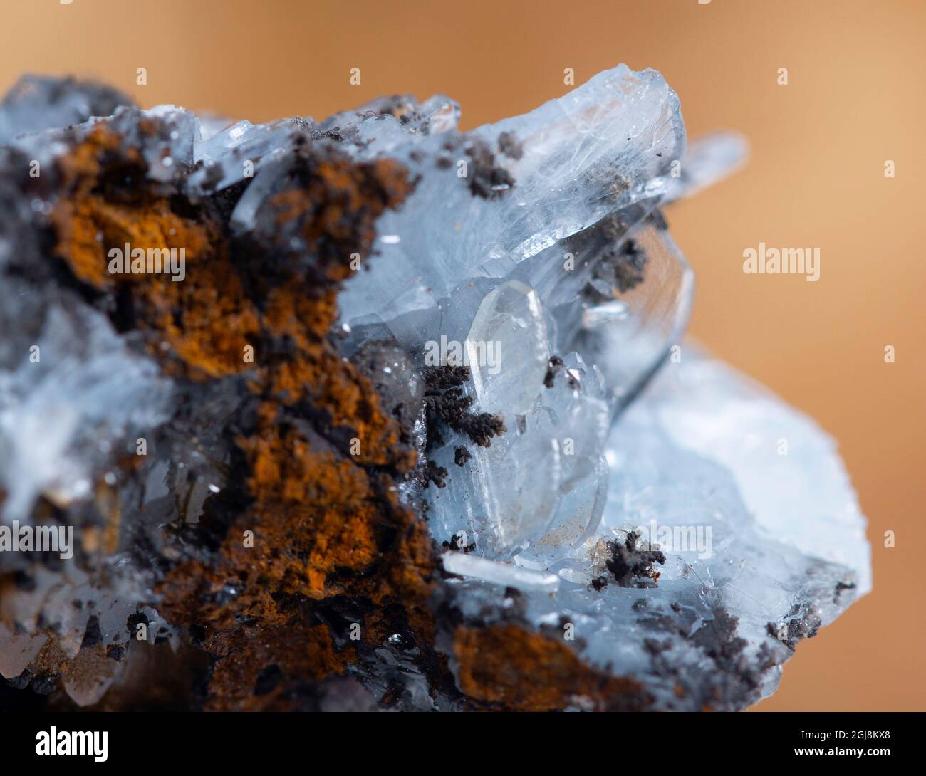 barite mineral specimen stone rock geology gem crystal Stock Photo - Alamy