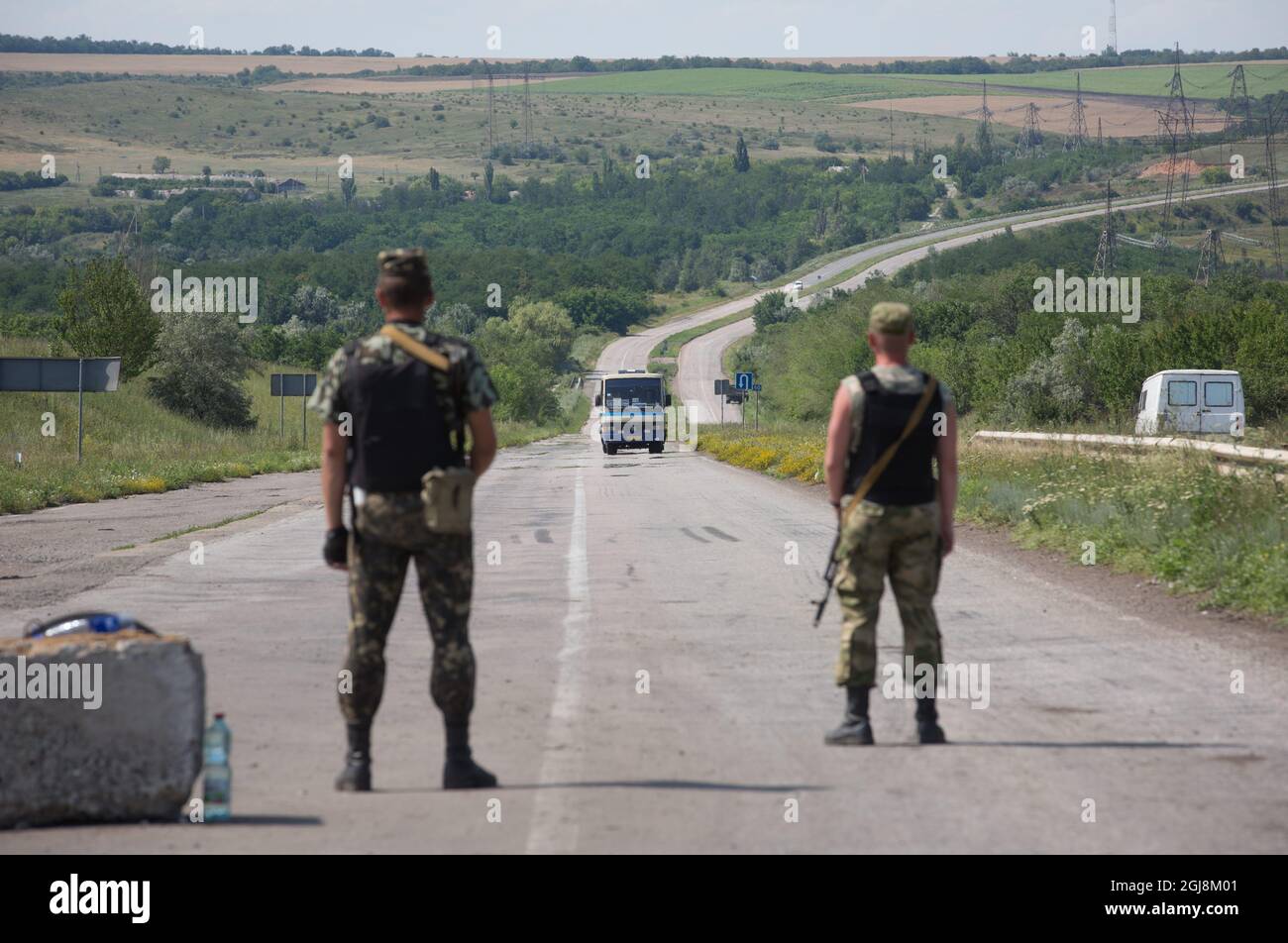Military checkpoint hi-res stock photography and images - Alamy