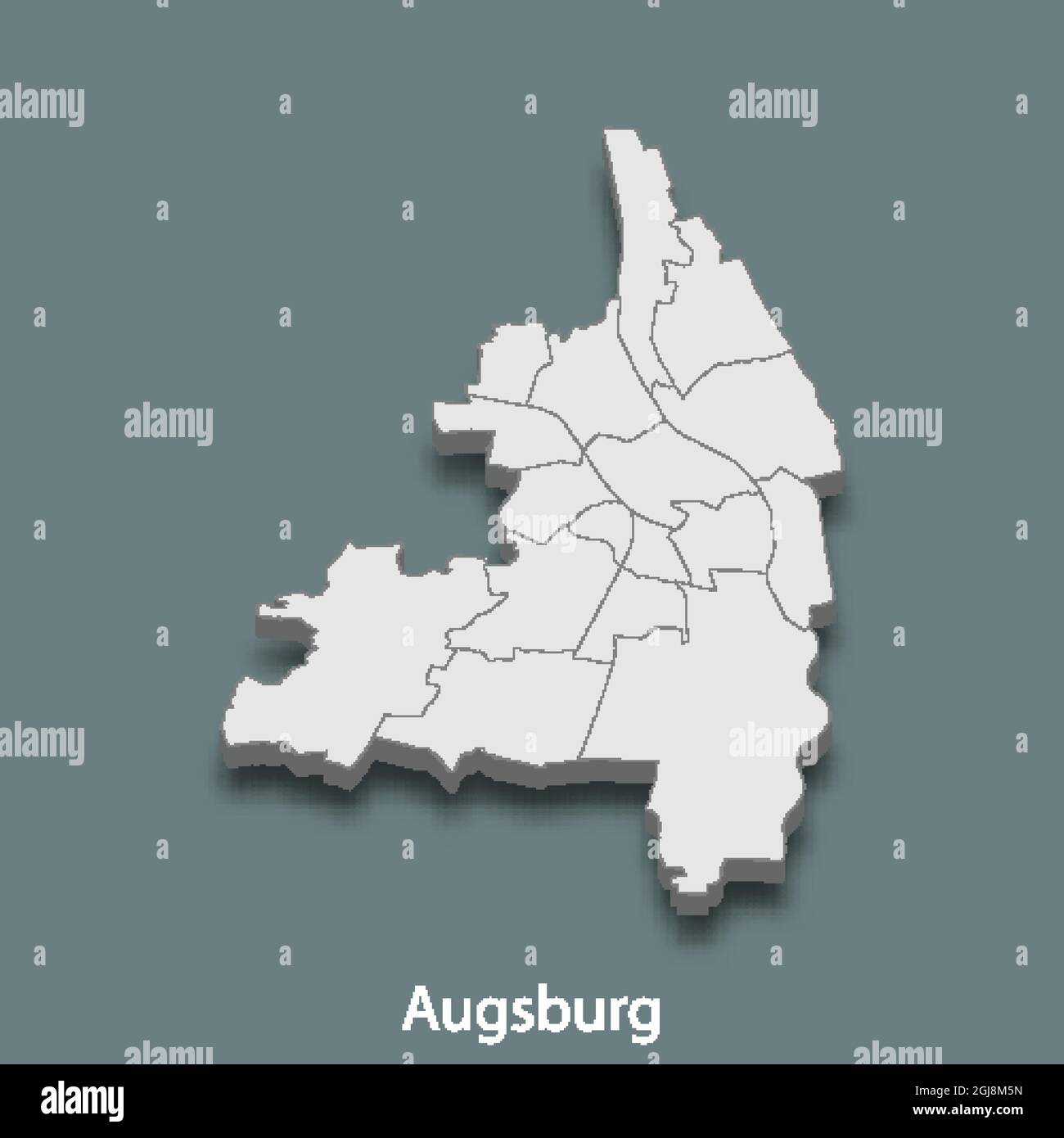 Map Of Augsburg High Resolution Stock Photography and Images - Alamy