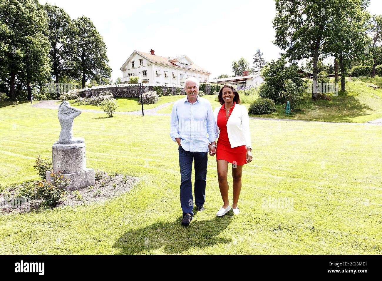 *EXCLUSIVE* Sven-Goran Eriksson with girlfriend Yaniset Bravo in his ...