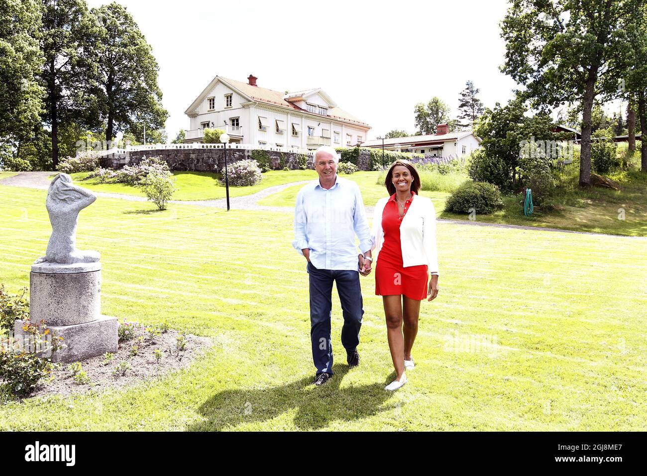 *EXCLUSIVE* Sven-Goran Eriksson with girlfriend Yaniset Bravo in his ...