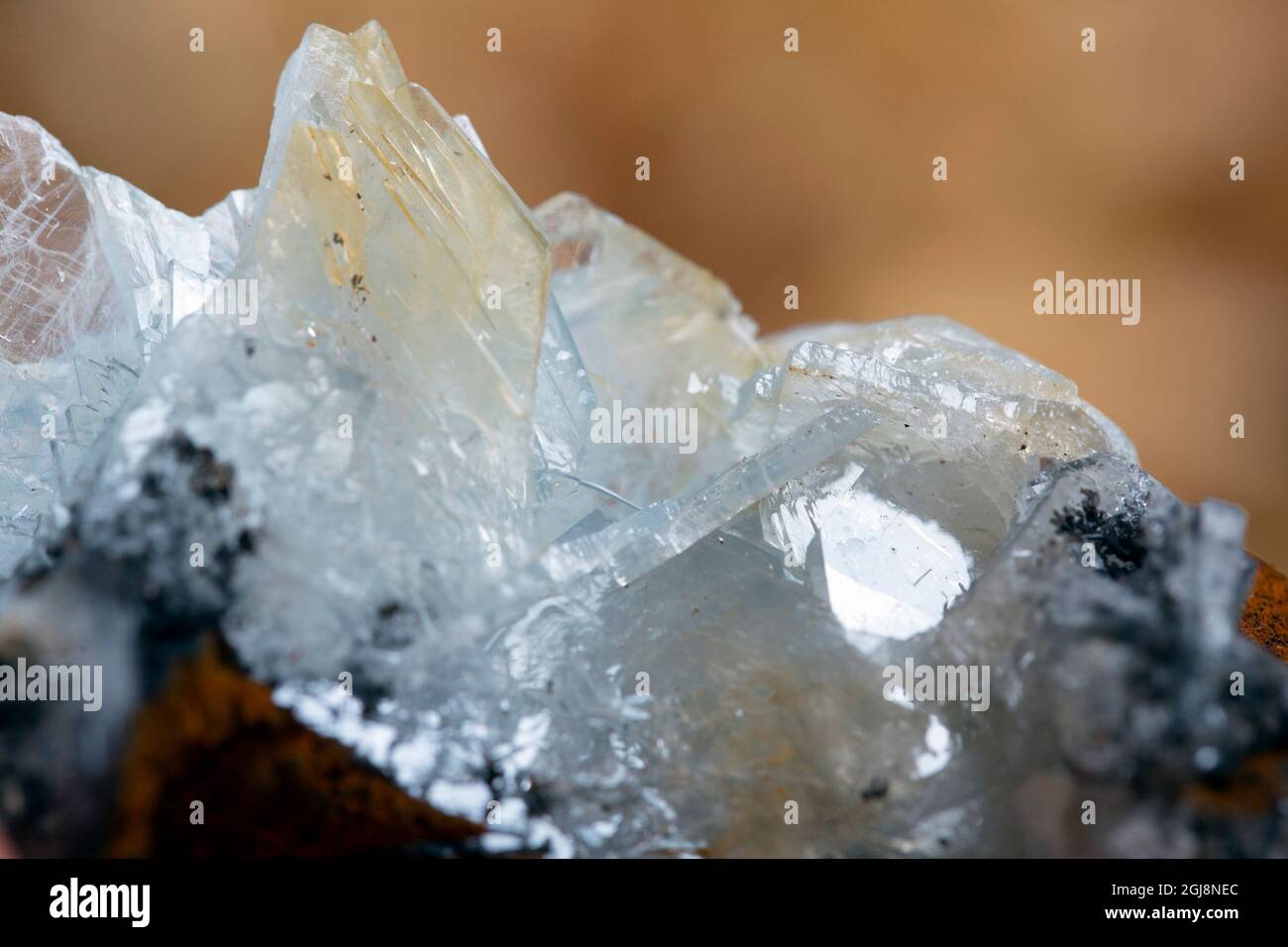 barite mineral specimen stone rock geology gem crystal Stock Photo - Alamy