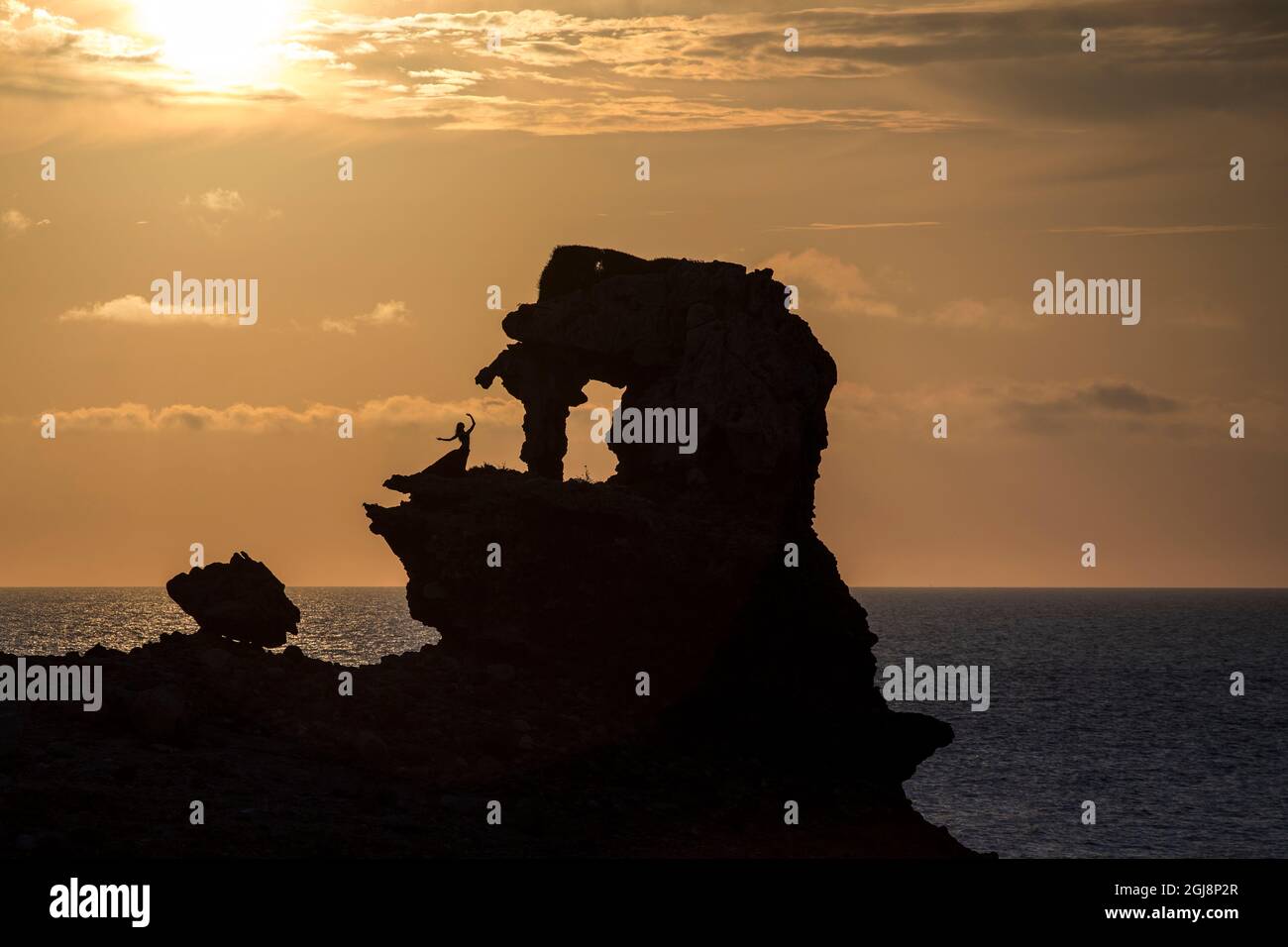 Spain, Menorca. Elephant Rock Stock Photo - Alamy