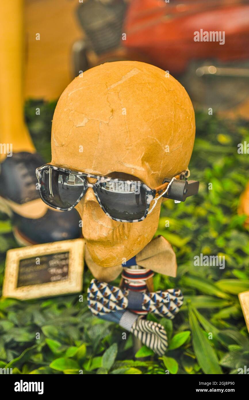 Spain, Barcelona. Storefront along the street Stock Photo - Alamy