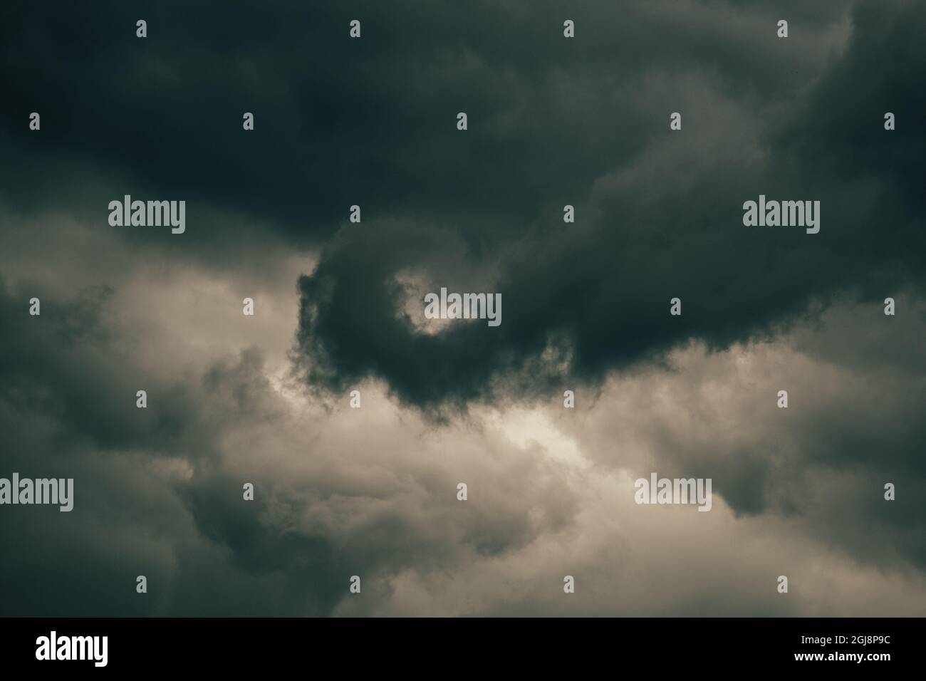 Cloudy sky at the evening Stock Photo - Alamy
