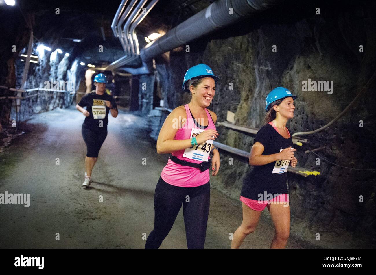 STOCKHOLM 20140921 400 runners took part in Sickla Mining Race on ...