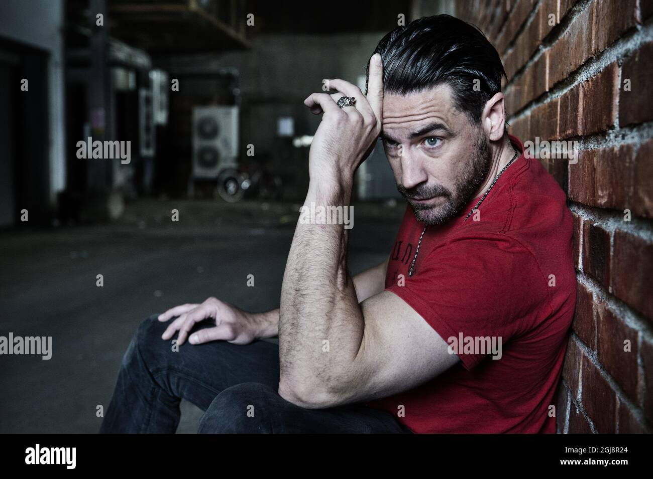 STOCKHOLM 2014-08-21* For your Files* Swedish actor Ola Rapace is seen ...