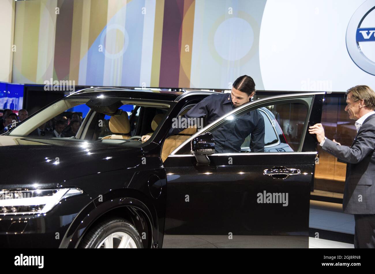 PARIS 2014-09-02 Swedish footballer Zlatan Ibrahimovic is seen together ...