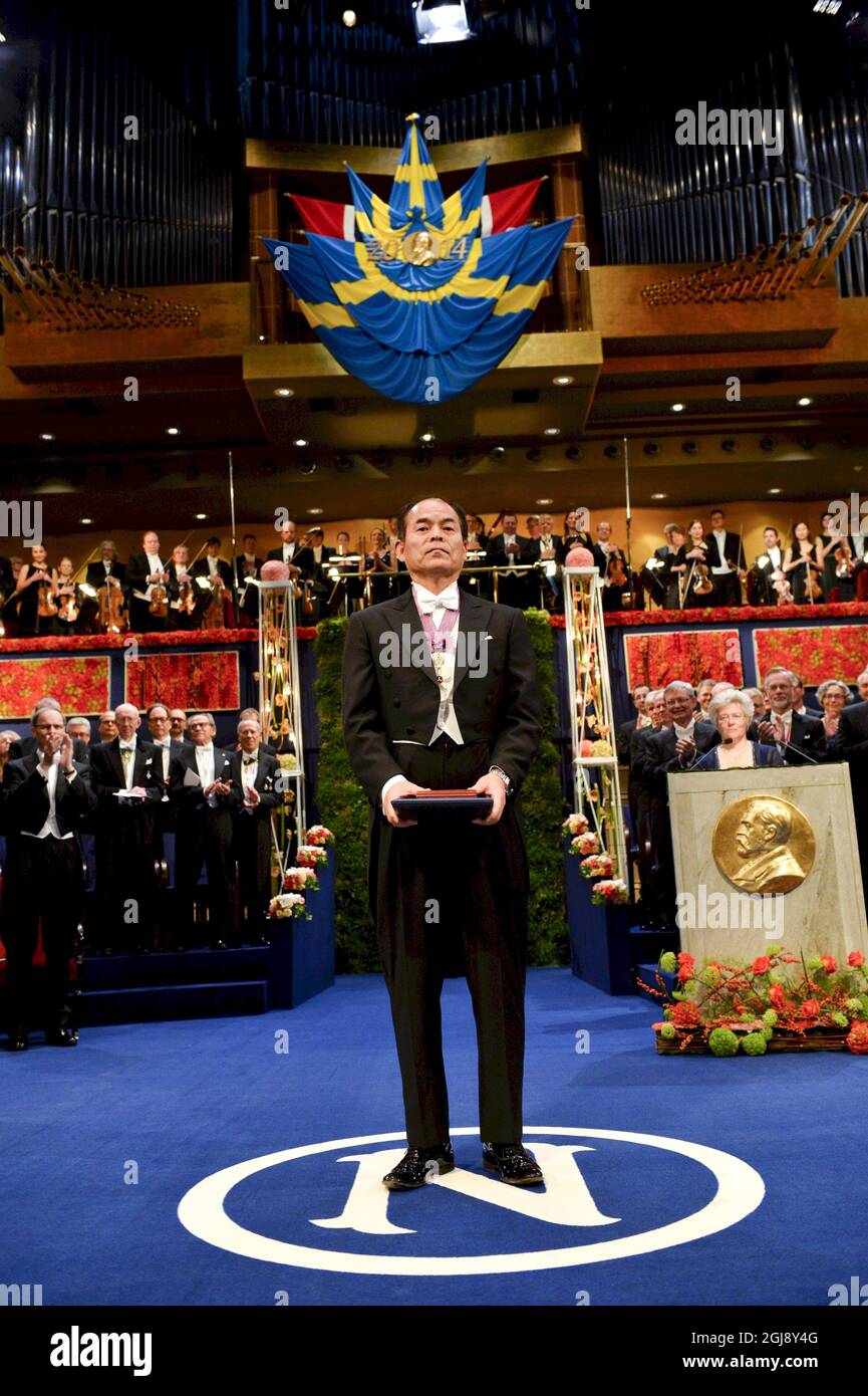 STOCKHOLM 2014-12-10 Professor Shuji Nakamura receives the Nobel Prize ...