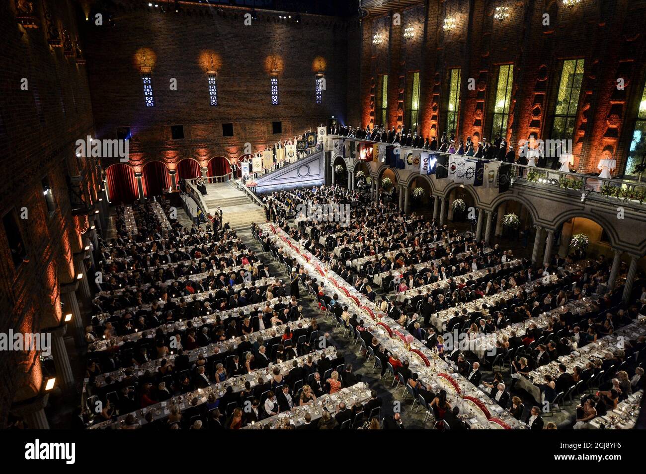 STOCKHOLM 2014-12-10 Overview of the Nobel Banquet at the Stockholm ...