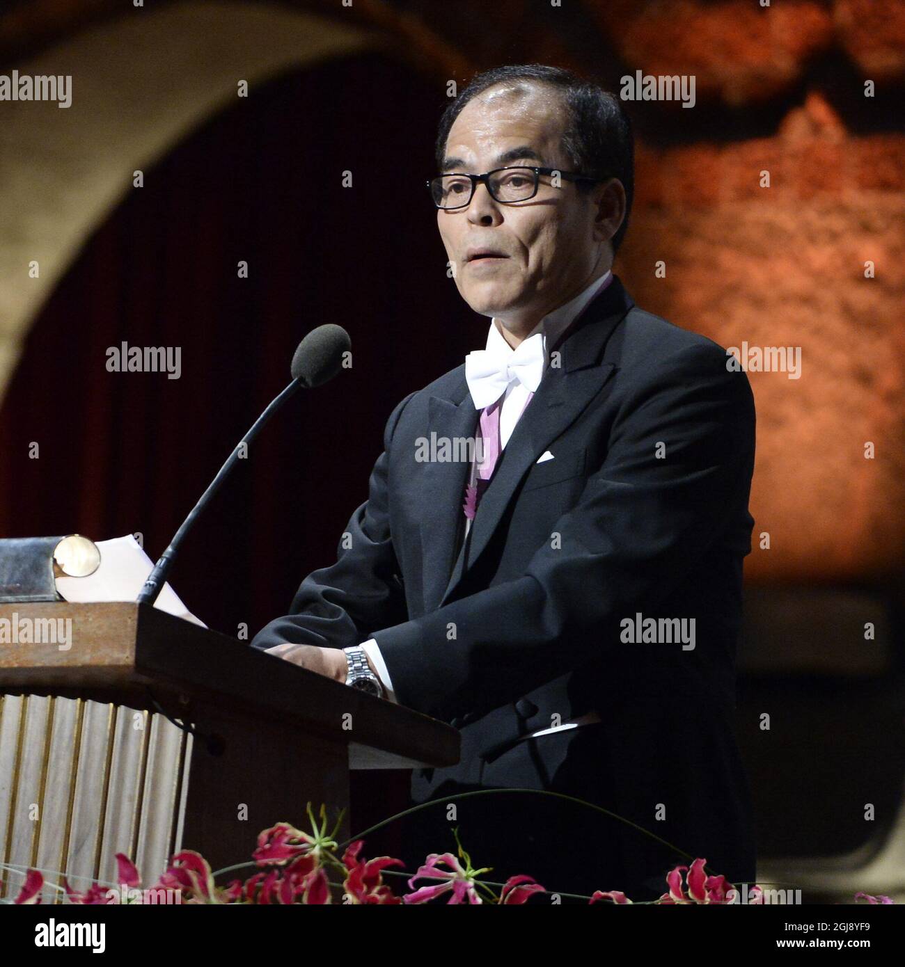 STOCKHOLM 2014-12-10 Professor Shuji Nakamura holds his speech on ...