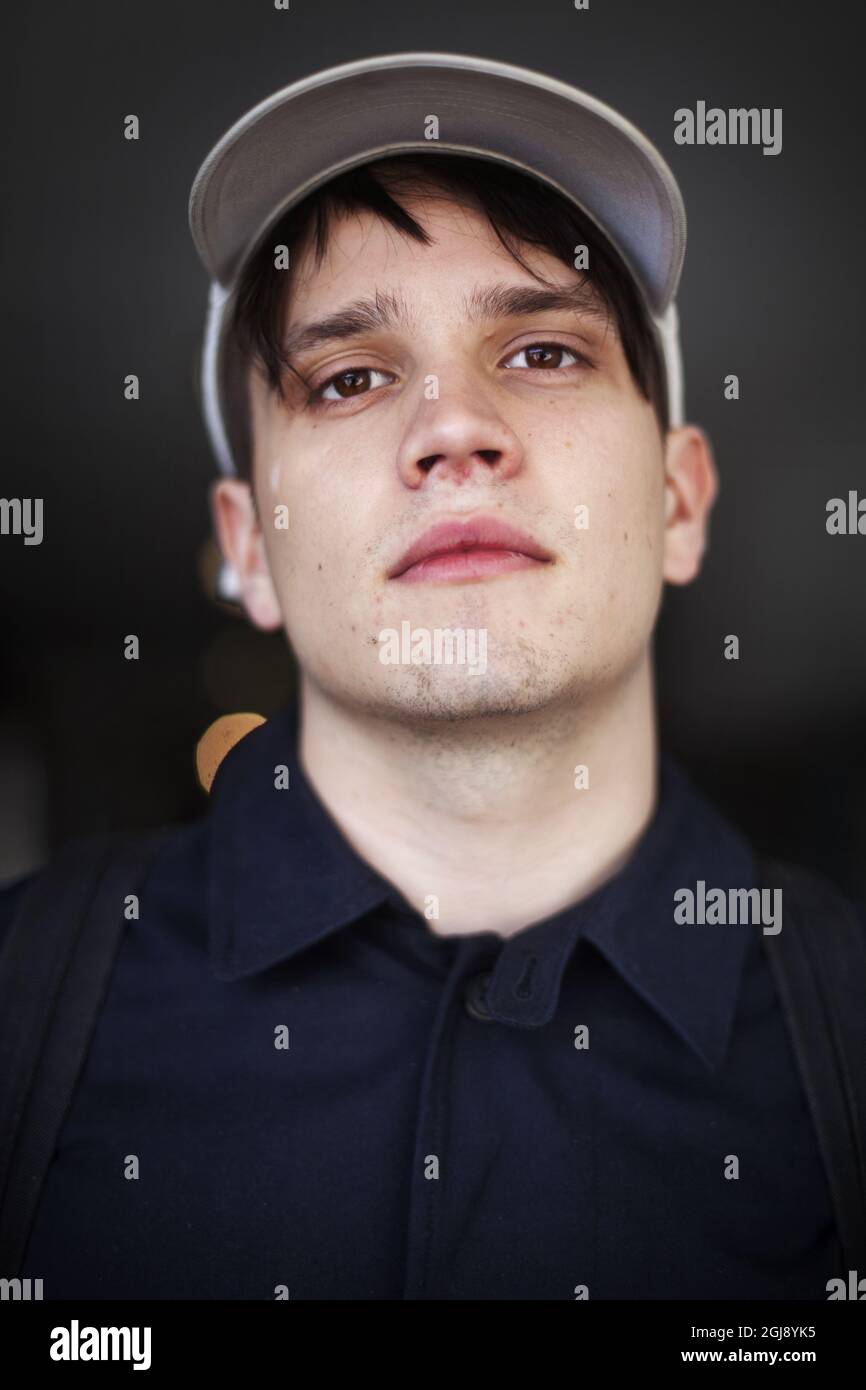 STOCKHOLM 2014-06-18 Swedish rapper Lorentz Berger. Photo: Rebecka ...