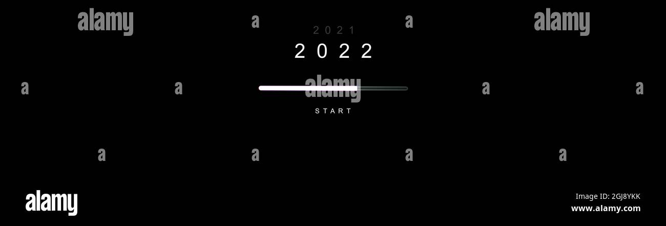Loading sign on the computer screen, new start concept in 2022 Stock ...