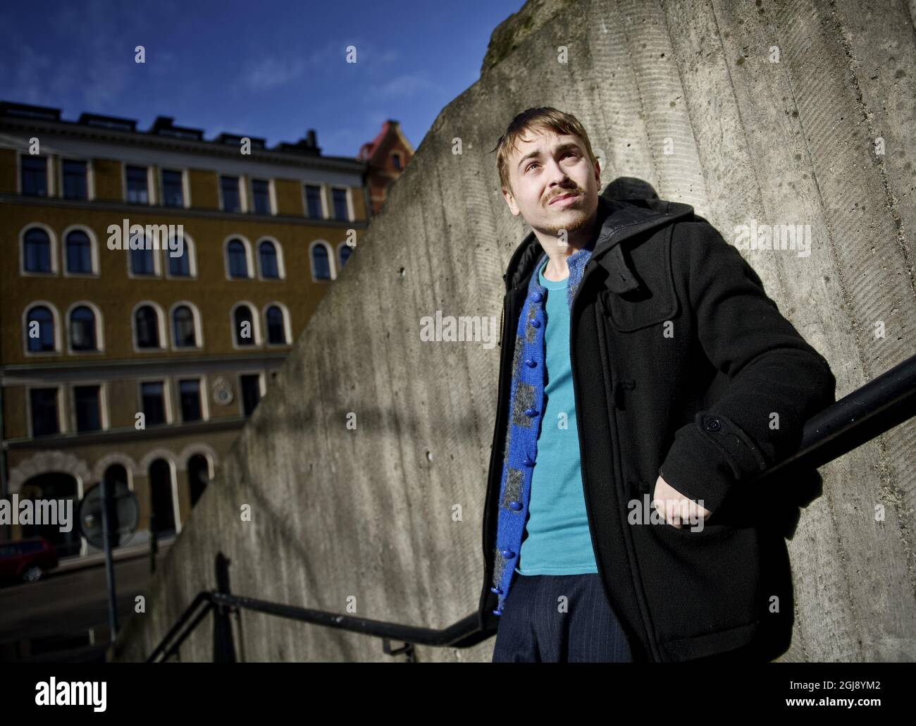 STOCKHOLM 2012-02-21 Albin Gromer, musician and new Swedish soul hope ...