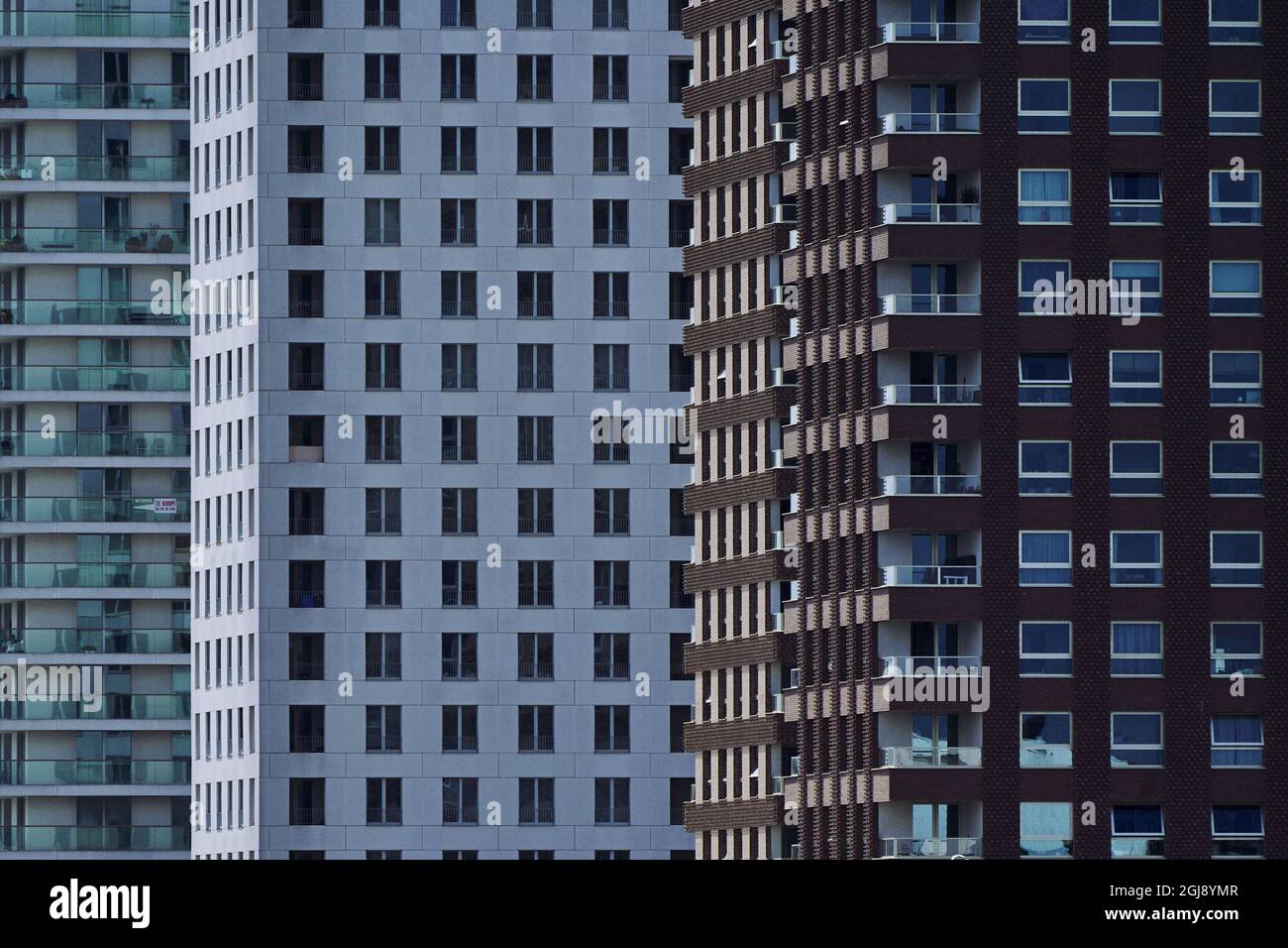 Exterior of modern high-rise residential buildings Stock Photo - Alamy