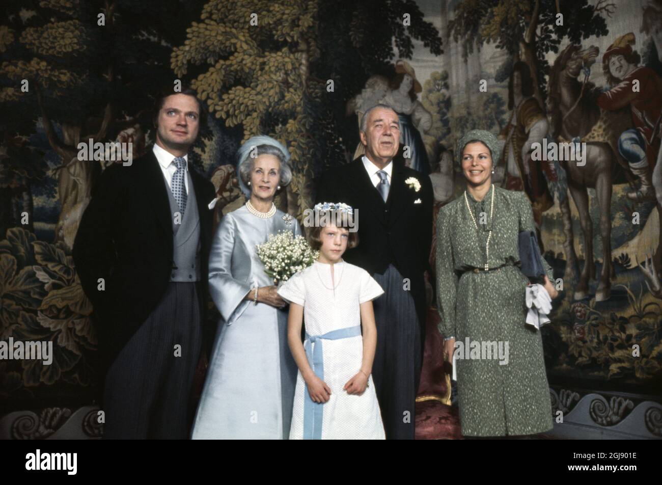 STOCKHOLM 1976-12-07. * For your files* The wedding of Prince Bertil ...