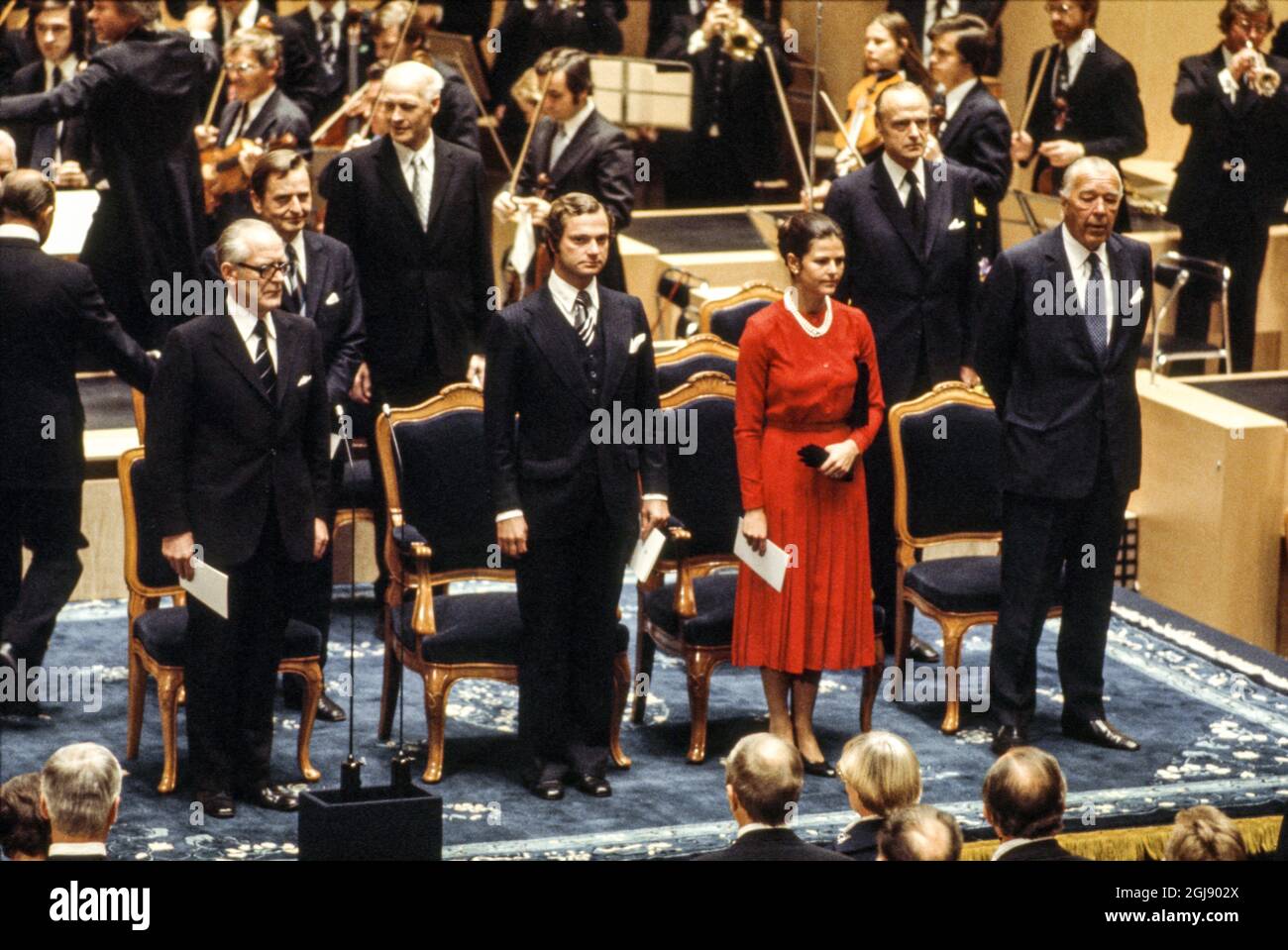 STOCKHOLM 1976-10-04 *For your files* From left the Speaker of the ...