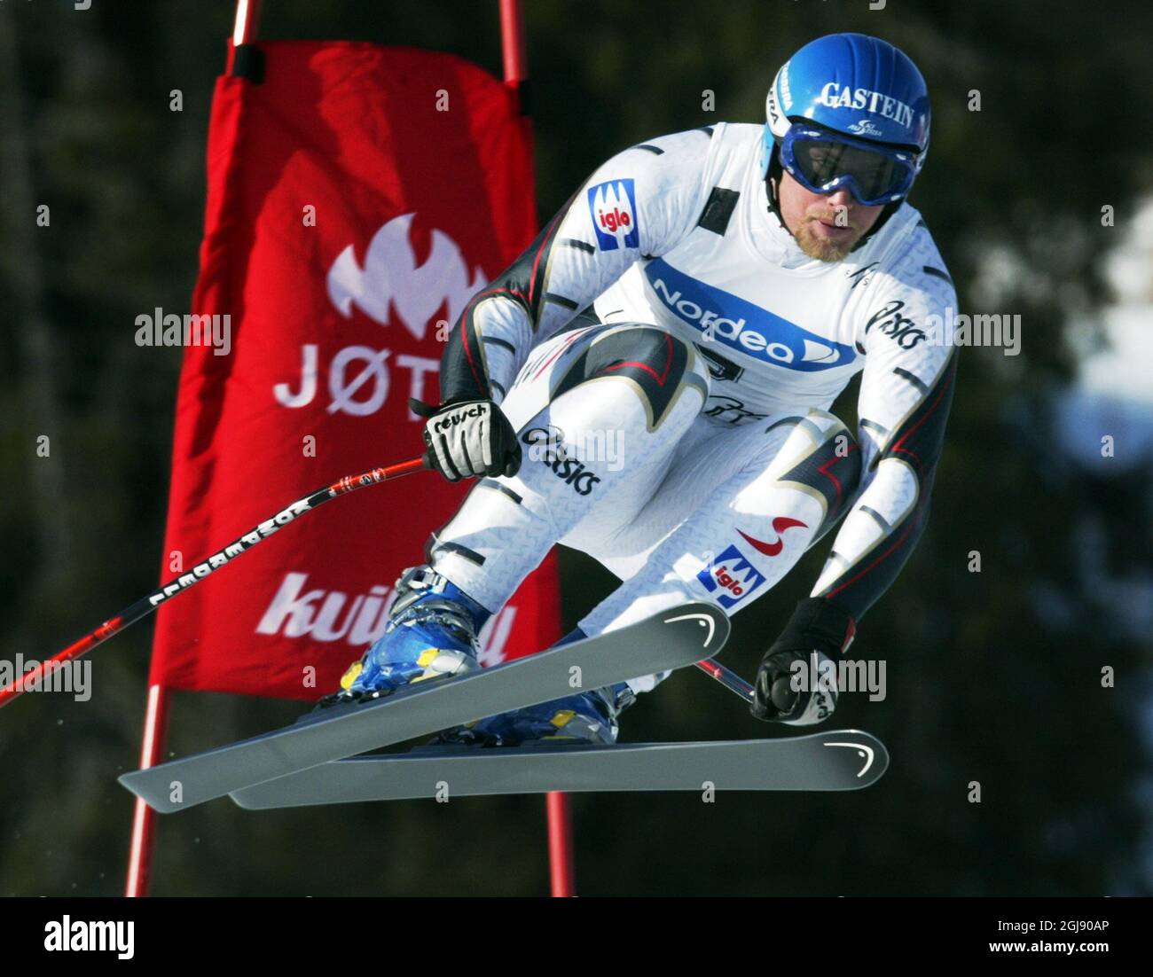 Austria's Johan Grugger in action Stock Photo - Alamy