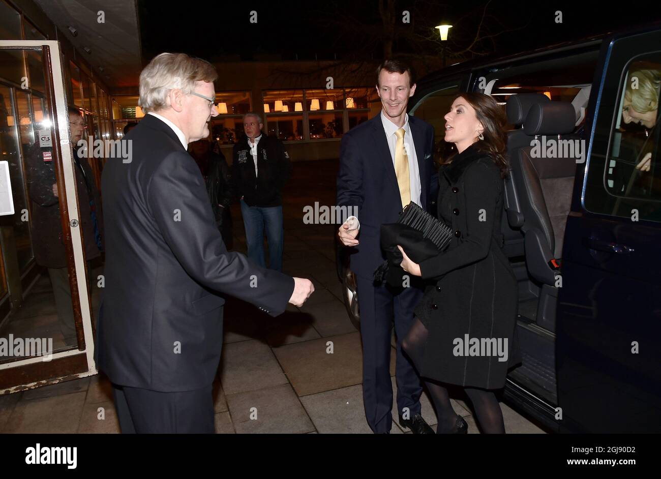 MALMO 2015-01-22 Princess Marie and Prince Joachim of Denmark are ...