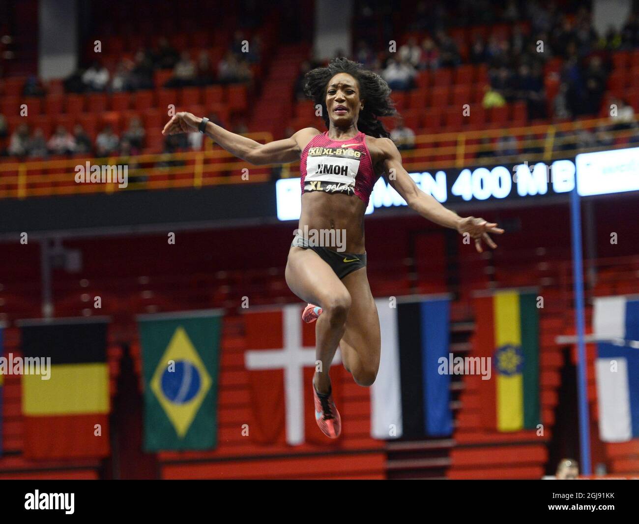 STOCKHOLM 2015-02-19 Funmi Jimoh of the USA competes in the women's ...