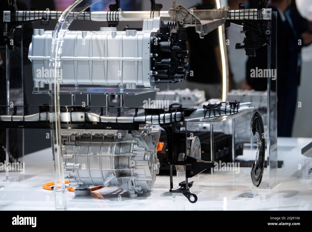 Munich, Germany. 09th Sep, 2021. A hydrogen fuel cell powertrain will ...