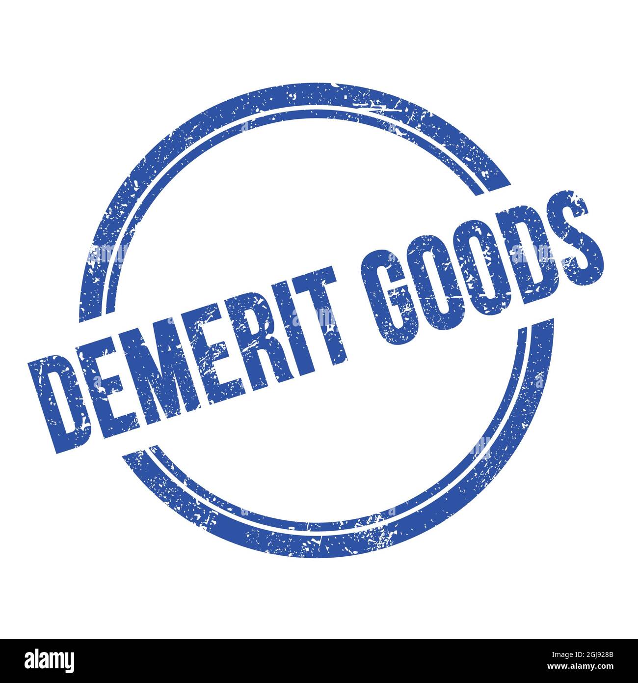 Demerit goods word Cut Out Stock Images & Pictures - Alamy