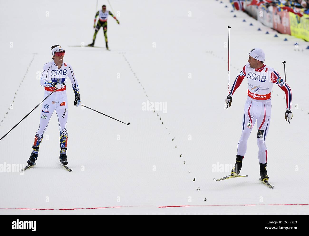 Cross Country Skiing Olympics Finish Line