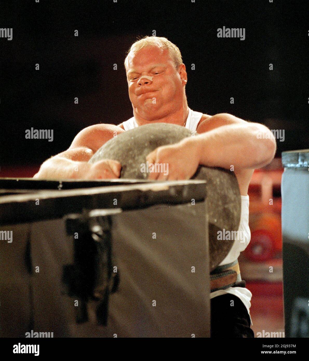 Sweden's Magnus Samuelsson in action Stock Photo - Alamy