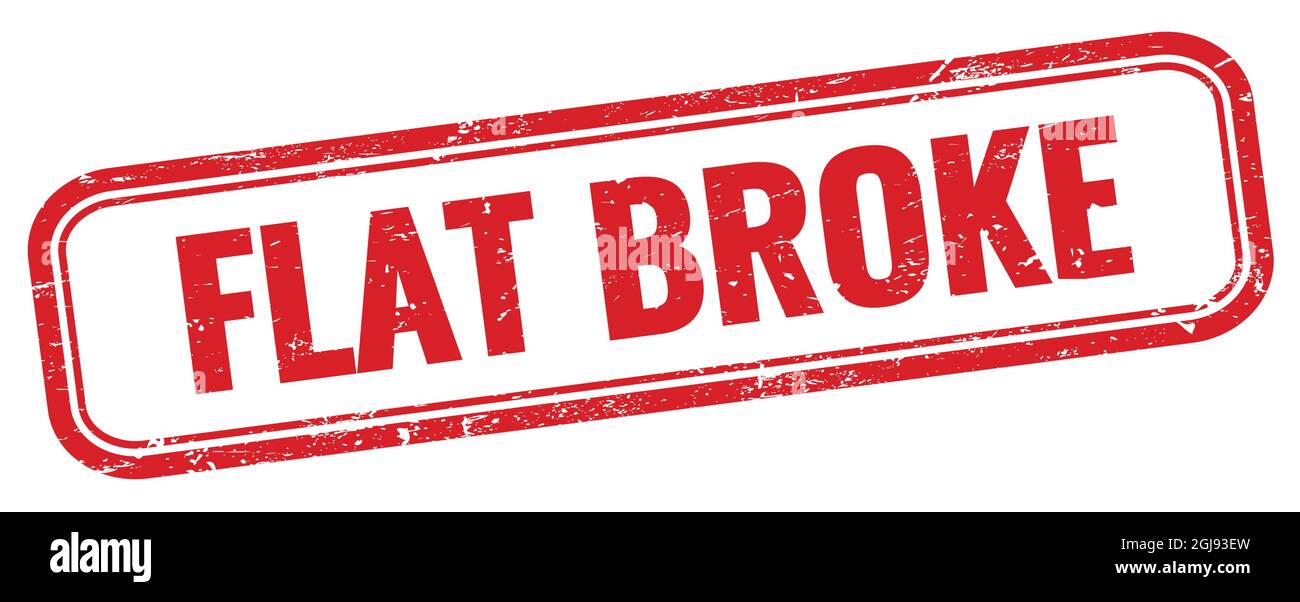 Flat broke stamp hi-res stock photography and images - Alamy