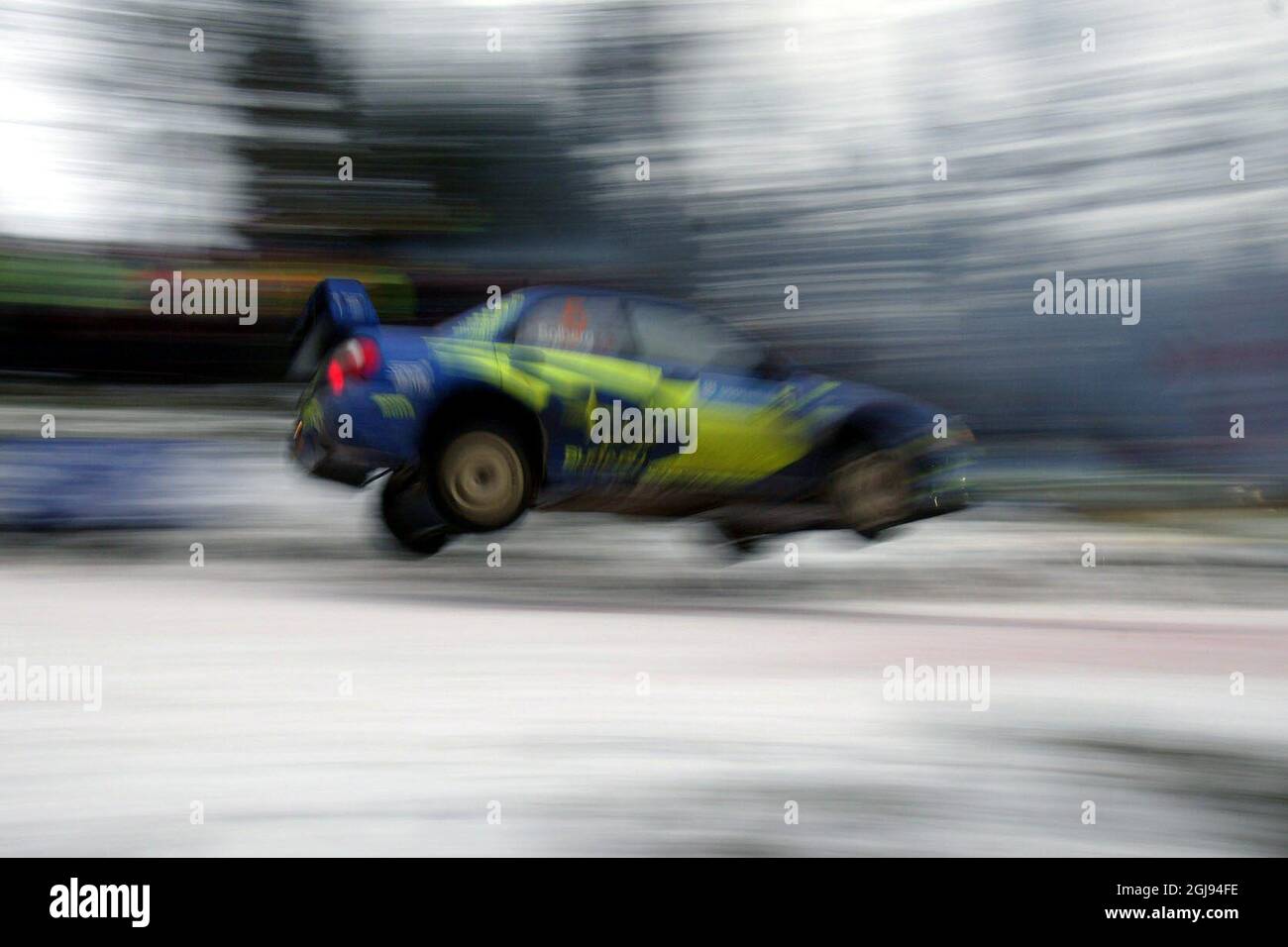 Norwegian Subaru WRC pilot Petter Solberg took over the lead after the ...