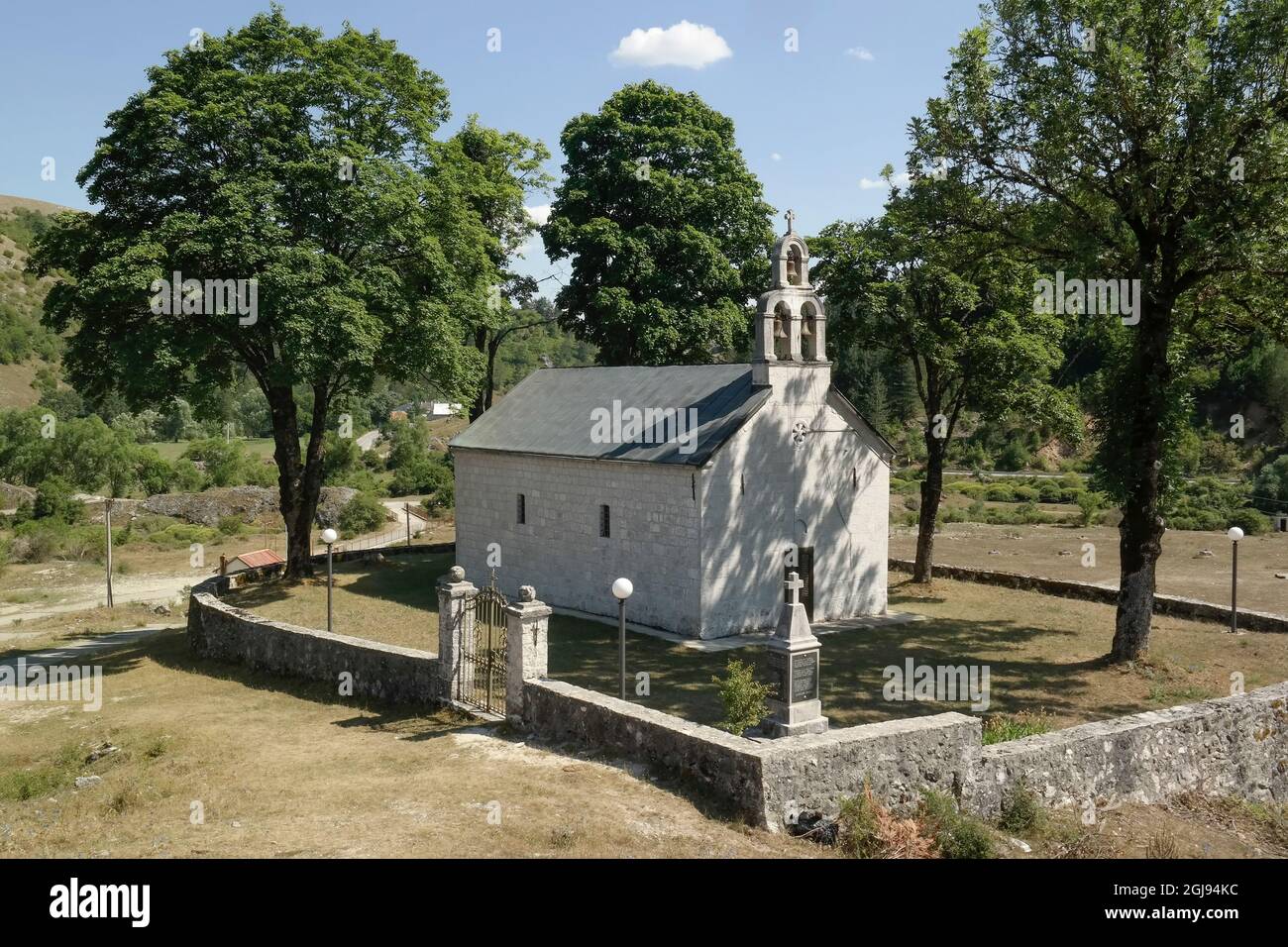 Churchyard in Fojnica (Gacko, Republika Srpska, Bosnia and Herzegovina ...