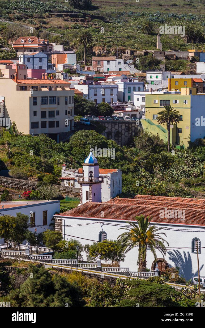 Spain, Canary Islands, El Hierro Island, Valverde, island capital ...