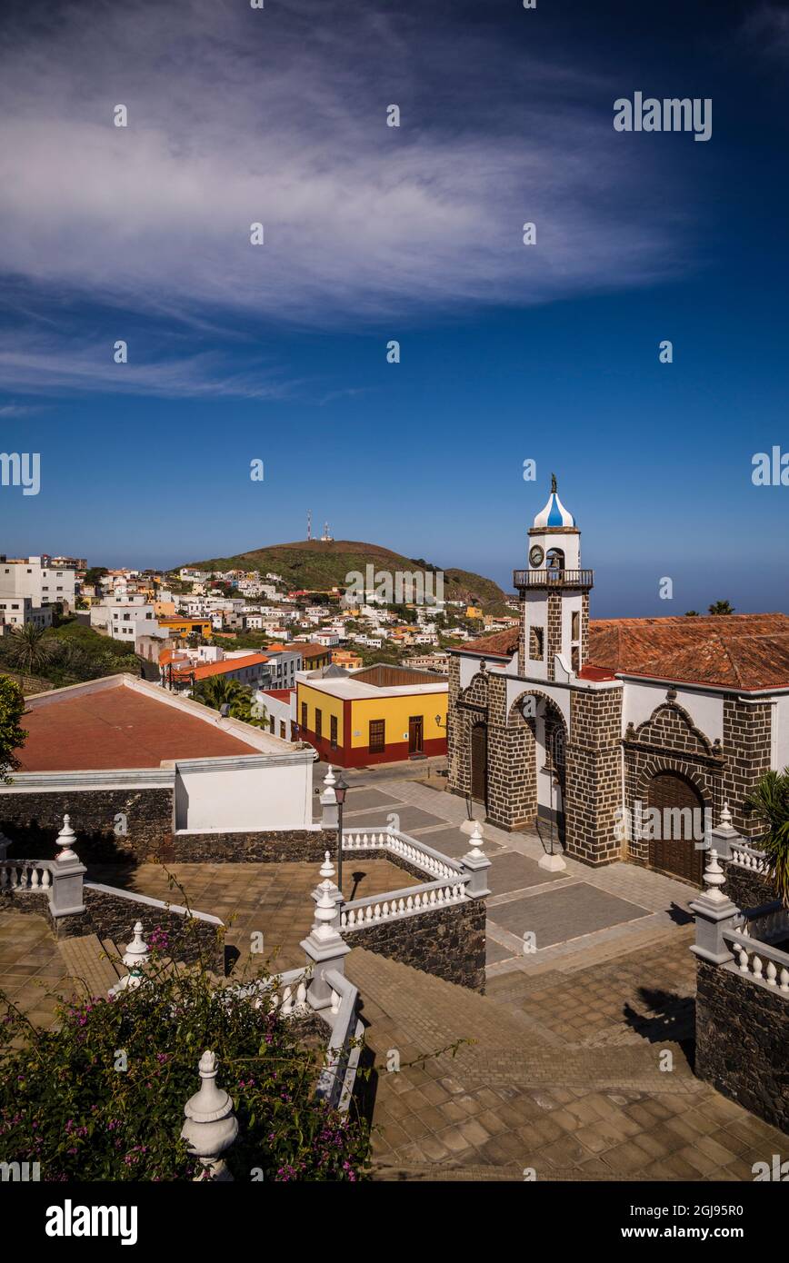 Spain, Canary Islands, El Hierro Island, Valverde, island capital ...
