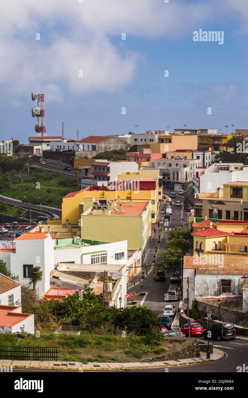 Spain, Canary Islands, El Hierro Island, Valverde, island capital ...