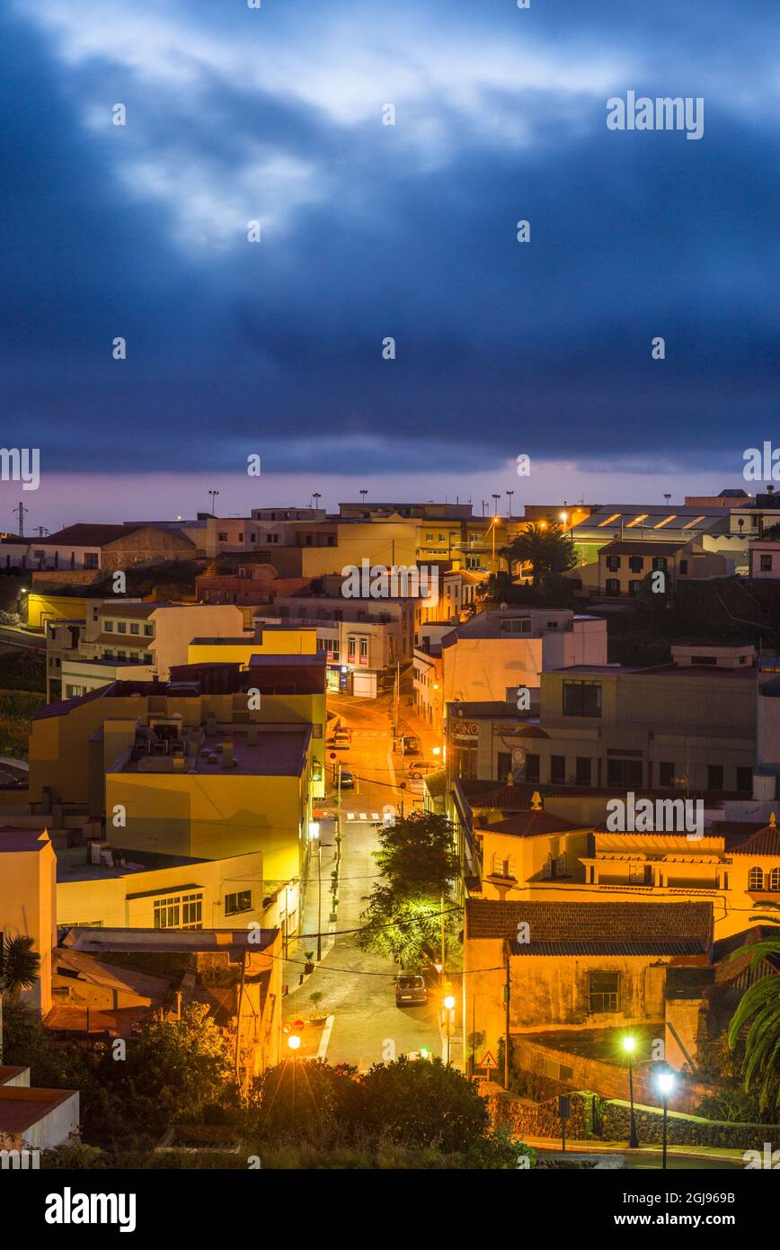 Spain, Canary Islands, El Hierro Island, Valverde, island capital ...