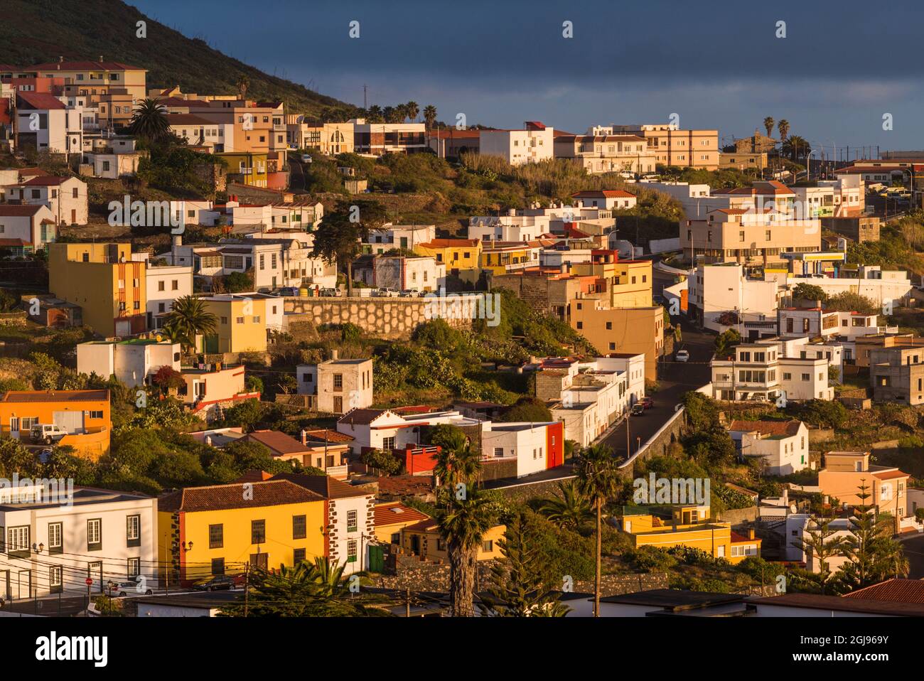 Spain, Canary Islands, El Hierro Island, Valverde, island capital ...