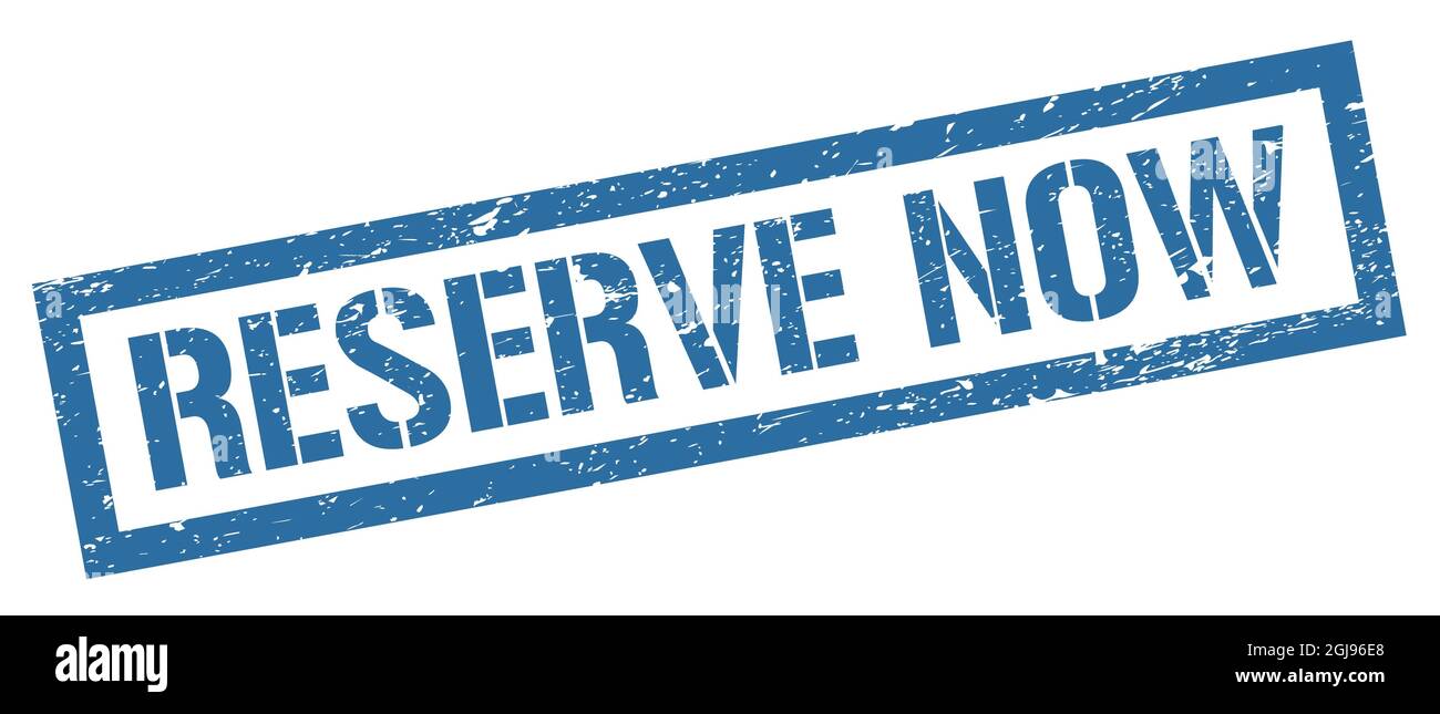 Reserve now stamp hi-res stock photography and images - Alamy