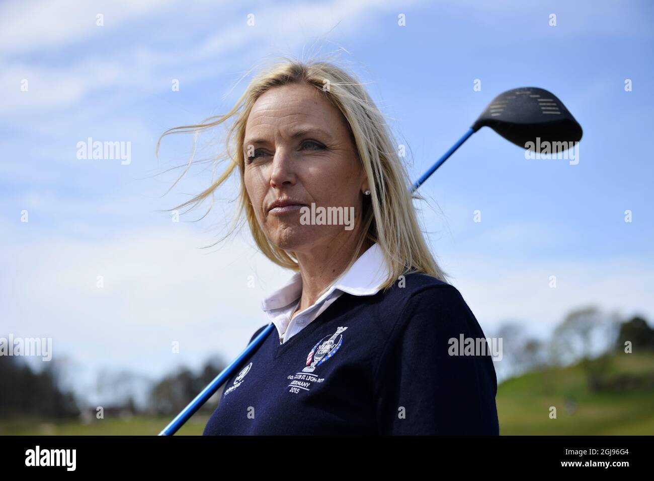Solheim cup captain Carin Koch Stock Photo - Alamy