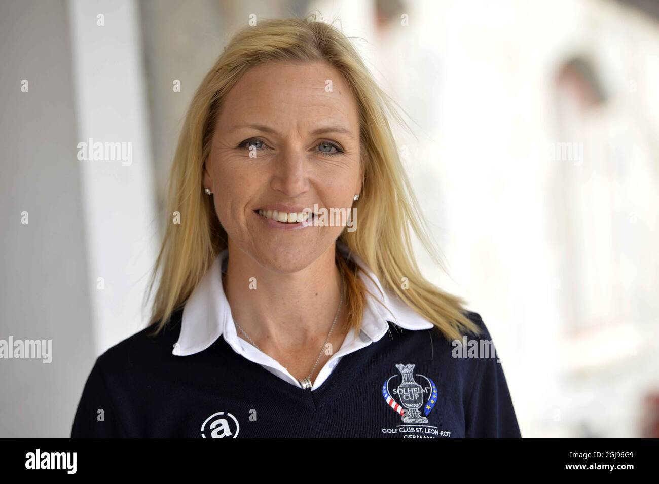 Solheim cup captain Carin Koch Stock Photo - Alamy
