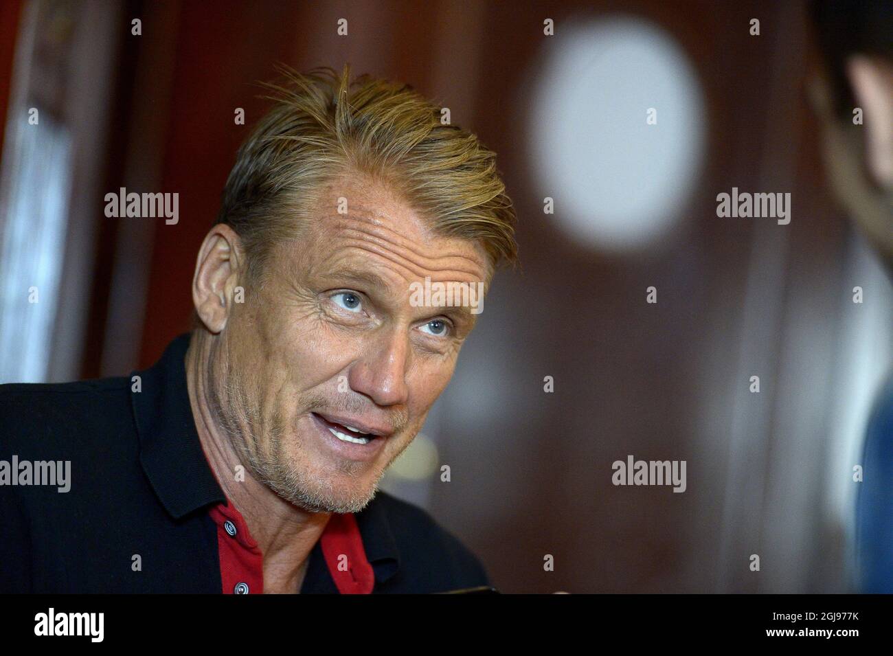 STOCKHOLM 2015-05-22 Swedish / US movie actor Dolph posing for the ...