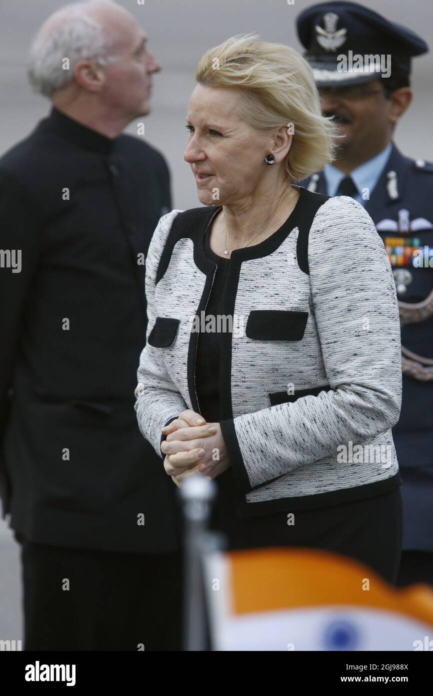 STOCKHOLM 2015-06-02 Sweden's Foreign Minister Margot Wallstrom is seen ...