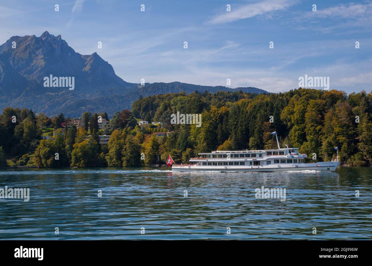 Ferry and lake lucerne hi-res stock photography and images - Alamy