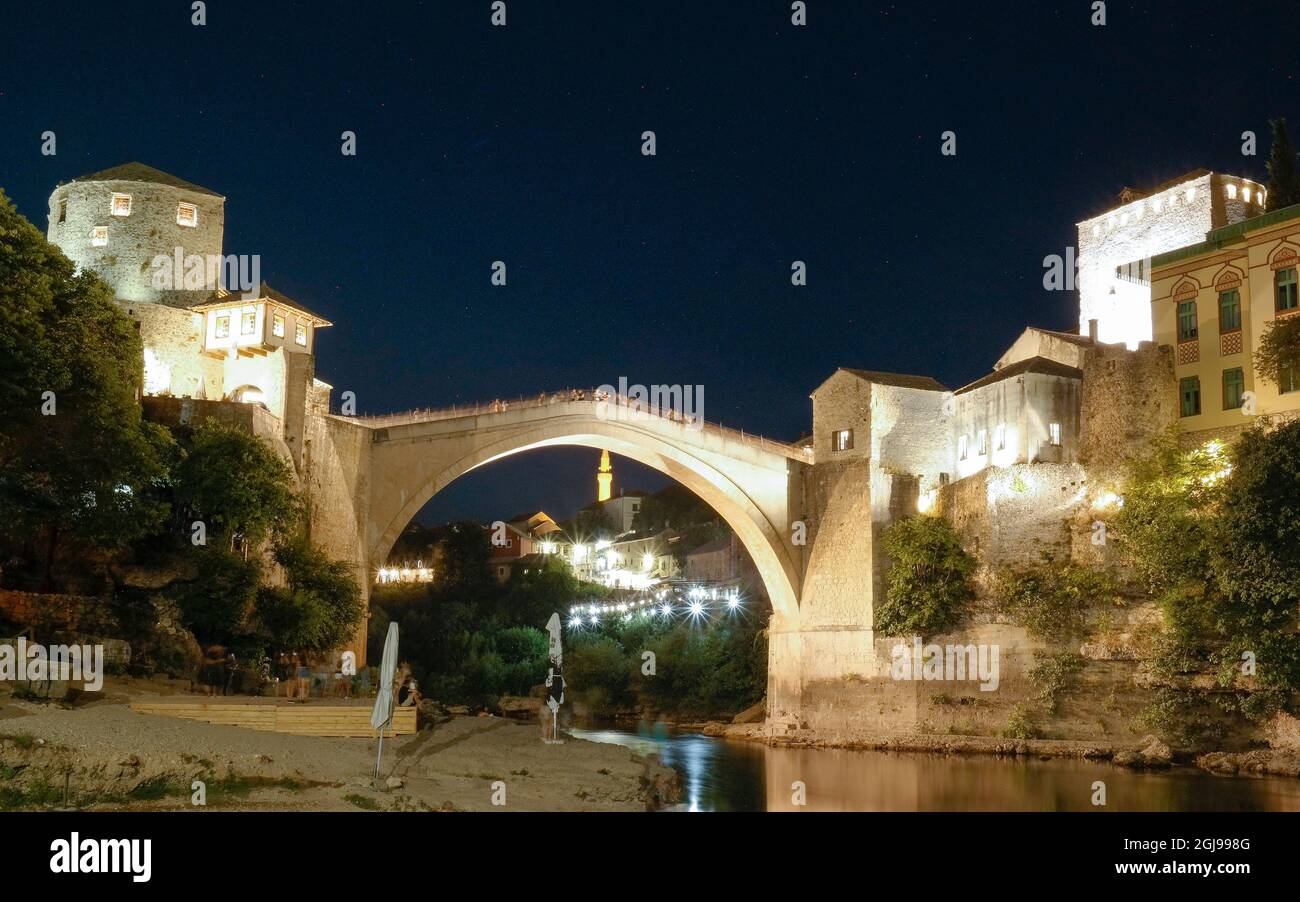 Mostar night hi-res stock photography and images - Alamy