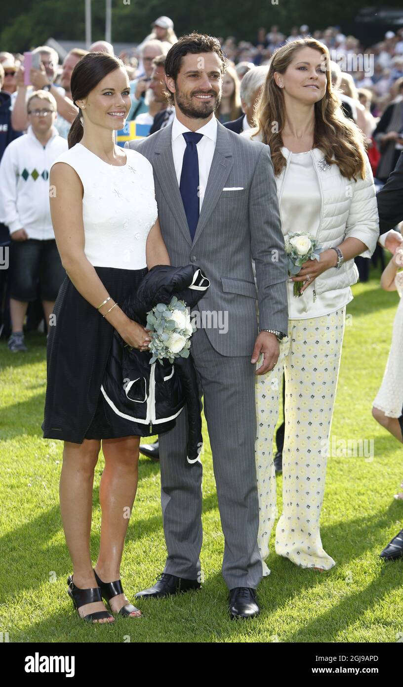BORGHOLM 2015-07-14 Princess Sofia, Prince Carl Philip and Princess ...