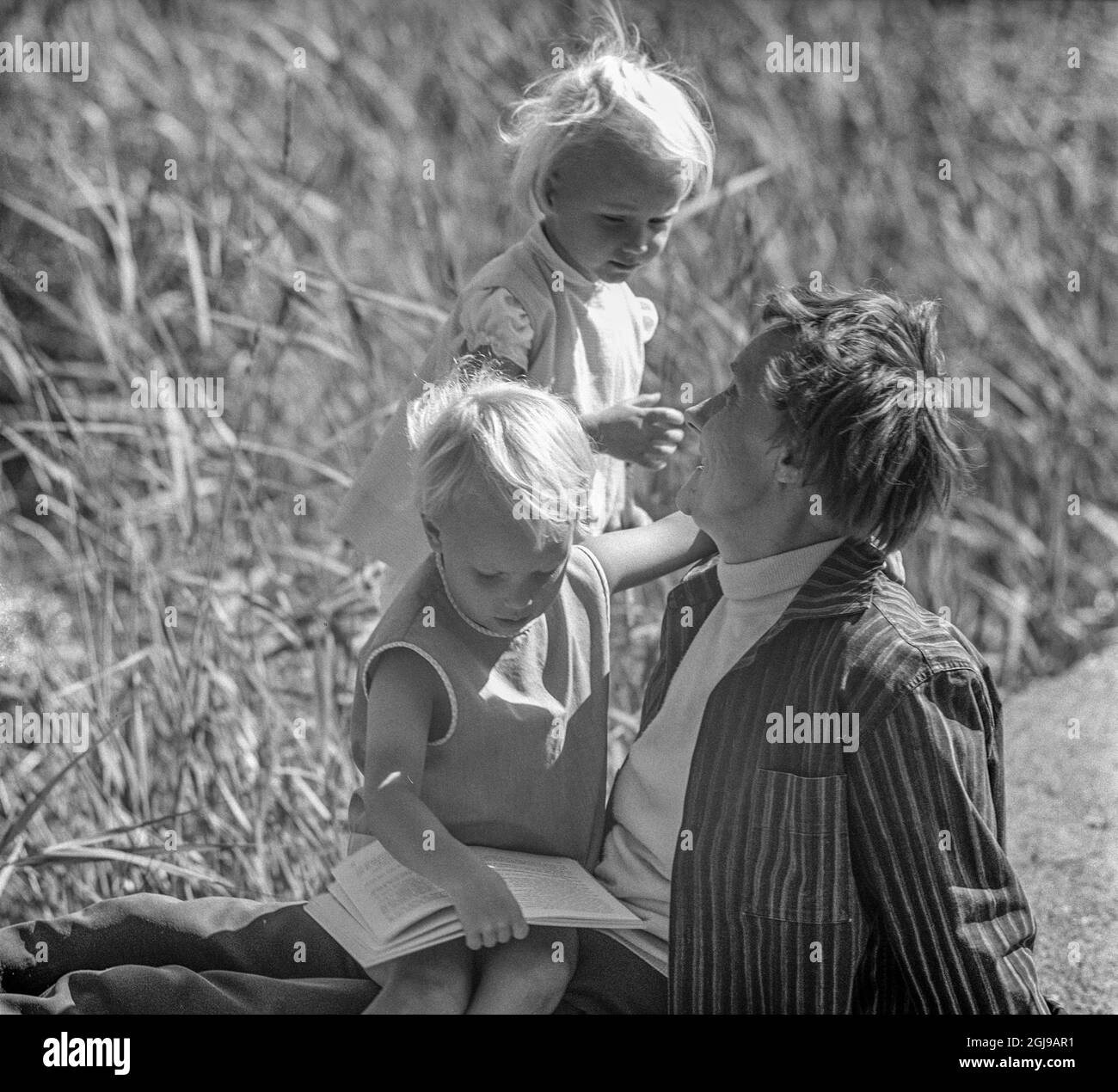 FURUSUND 1965-08-10. *For Your FIles* Astrid Lindgren with some of her ...