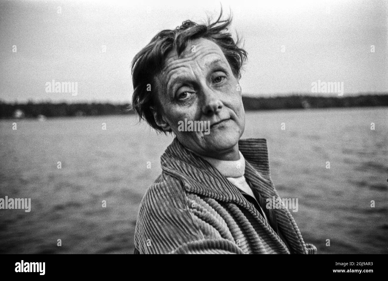 FURUSUND 1965-08-10 *For Your FIles* Astrid Lindgren with her grandson ...